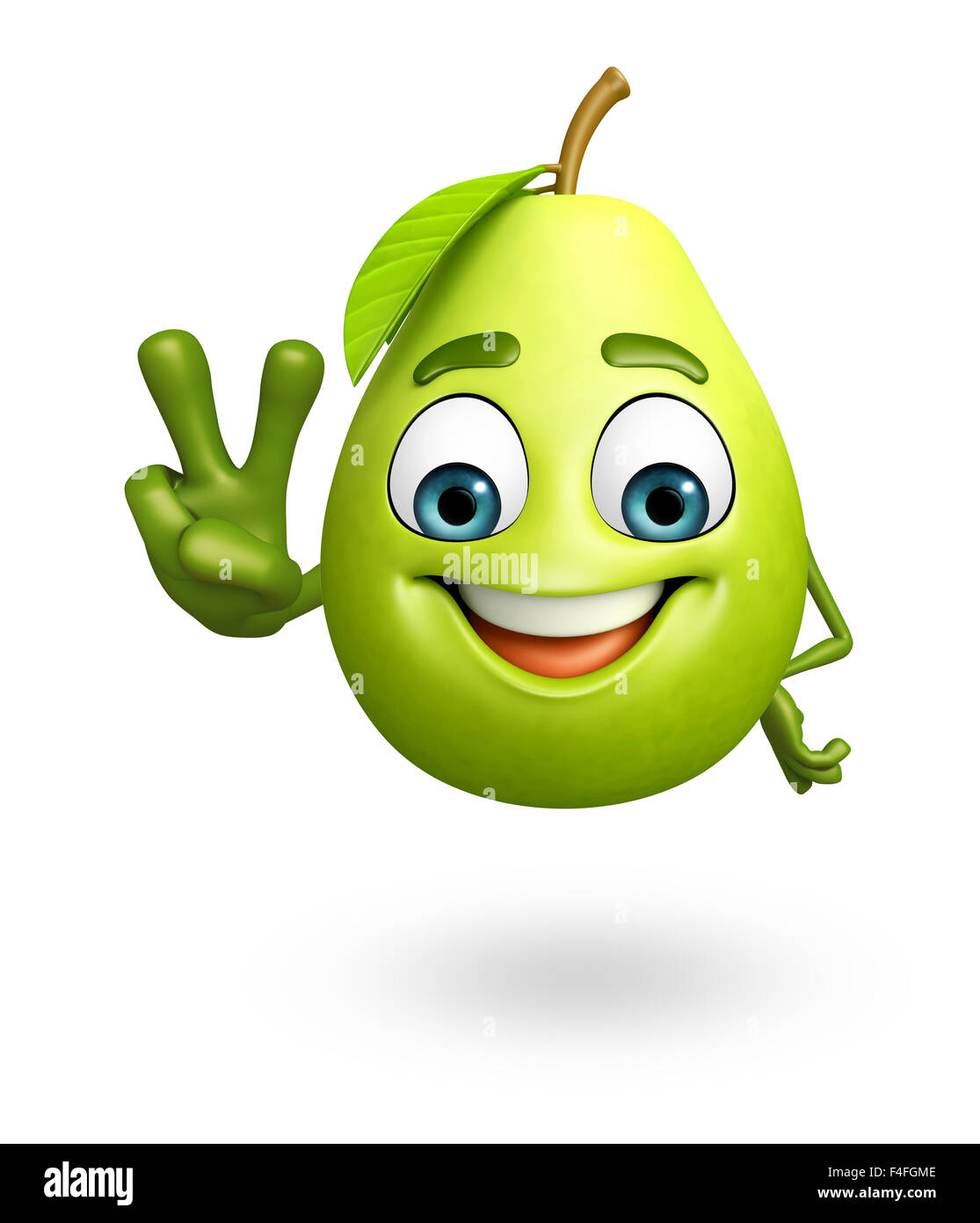 3d rendered illustration of guava cartoon character Stock Photo - Alamy