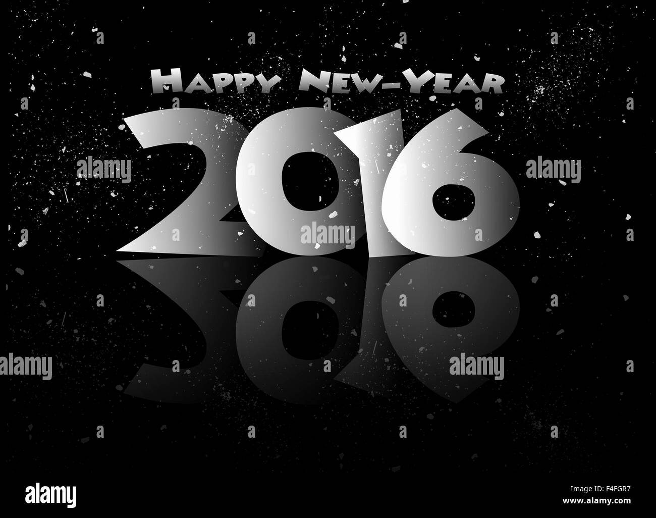 New year background golden Black and White Stock Photos & Images - Alamy