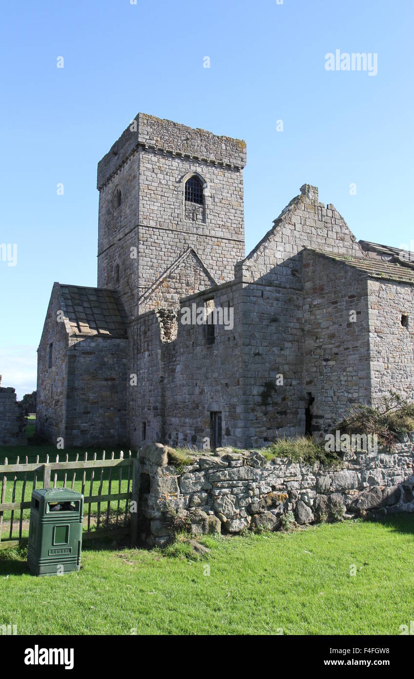 Exterior of Inchcolm Abbey Scotland October 2015 Stock Photo - Alamy