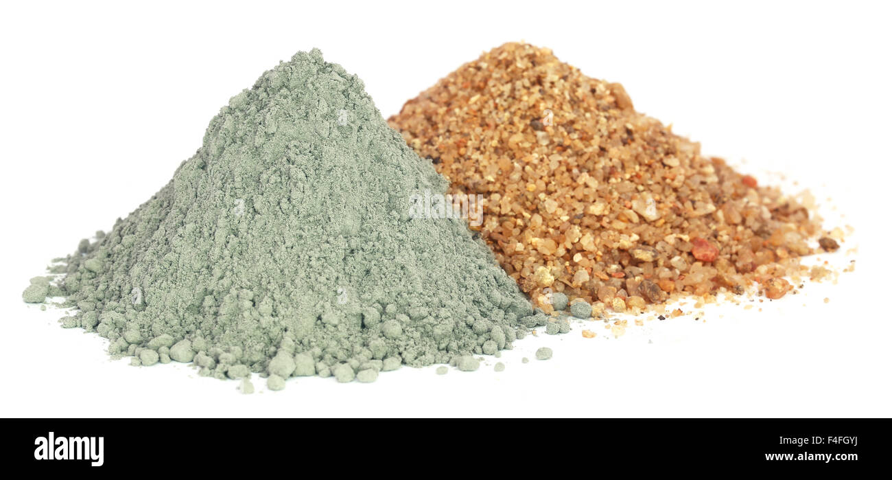 Gravel concrete pile Cut Out Stock Images & Pictures - Alamy