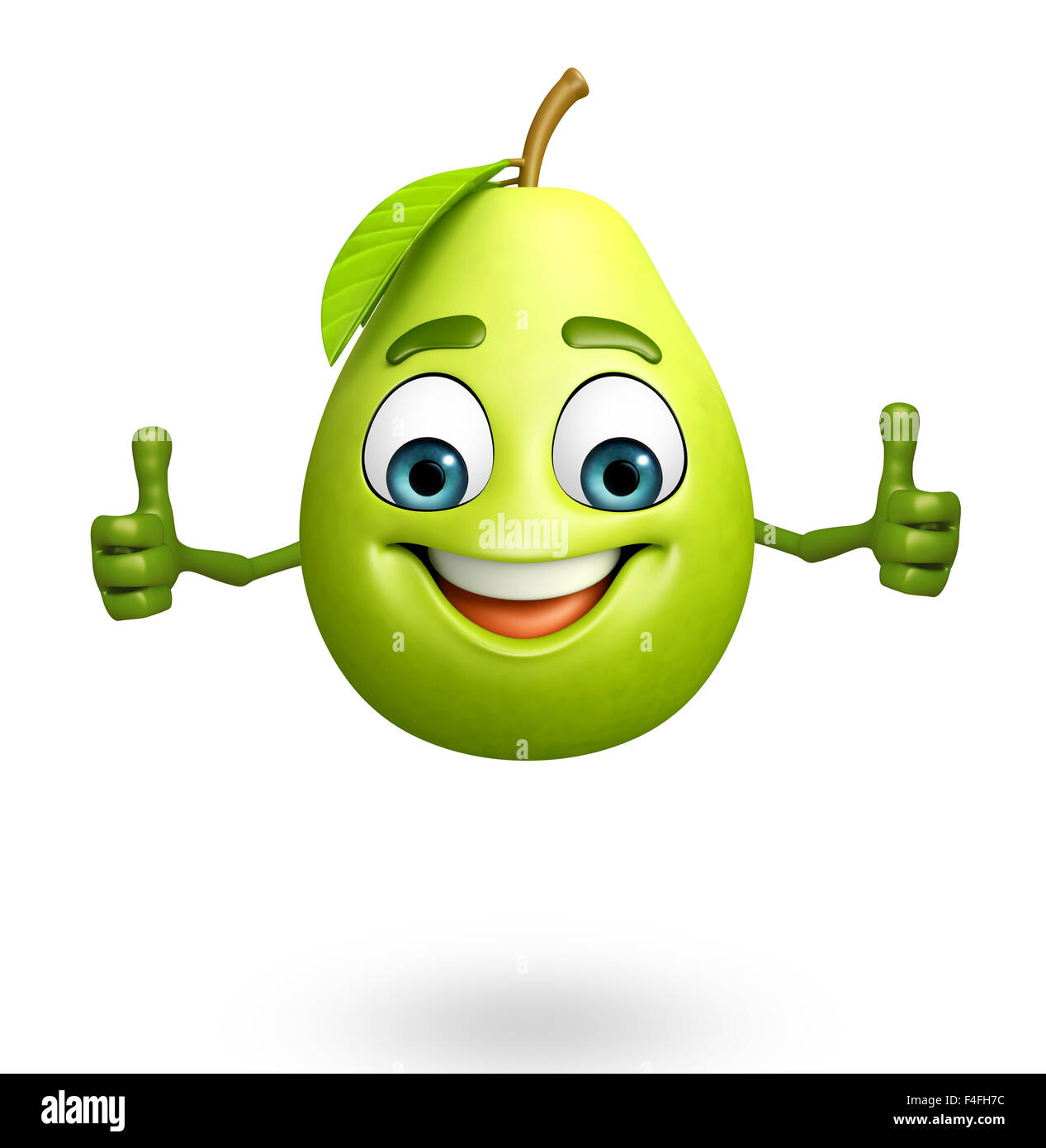 3d rendered illustration of guava cartoon character Stock Photo - Alamy