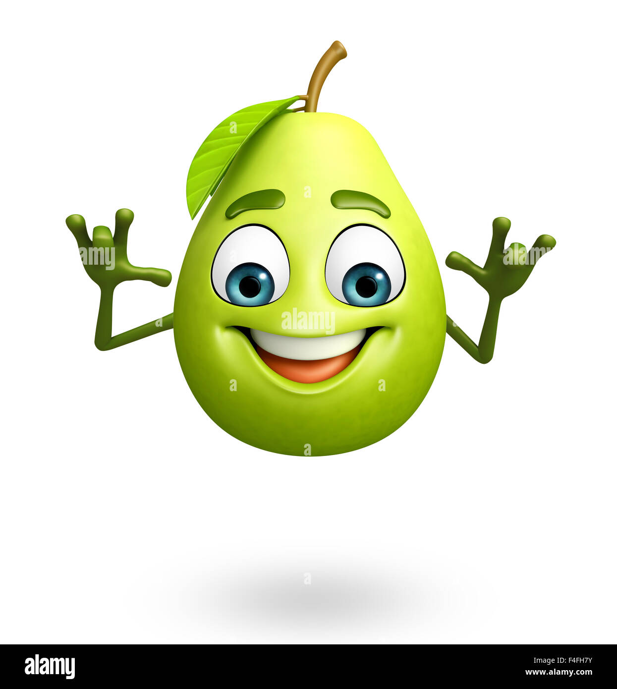 3d rendered illustration of guava cartoon character Stock Photo - Alamy