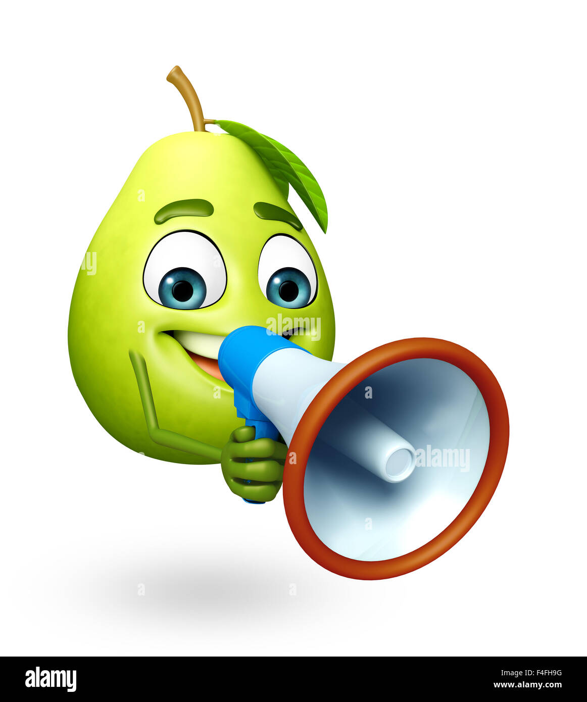 3d rendered illustration of guava cartoon character Stock Photo - Alamy