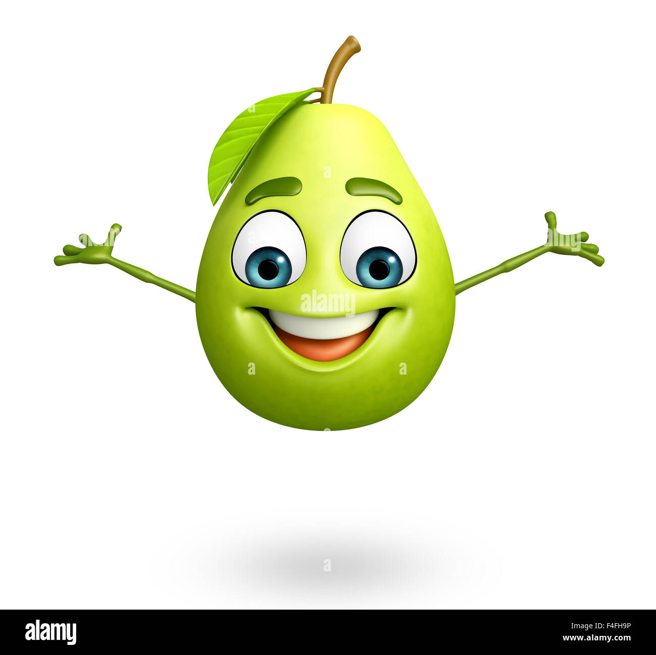 3d rendered illustration of guava cartoon character Stock Photo - Alamy