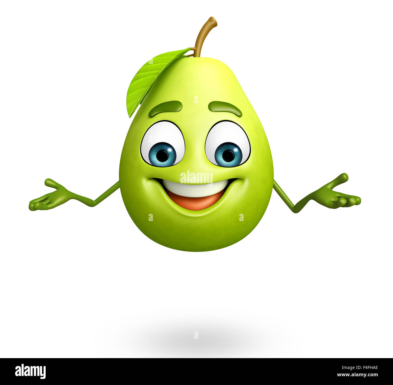 3d rendered illustration of guava cartoon character Stock Photo - Alamy