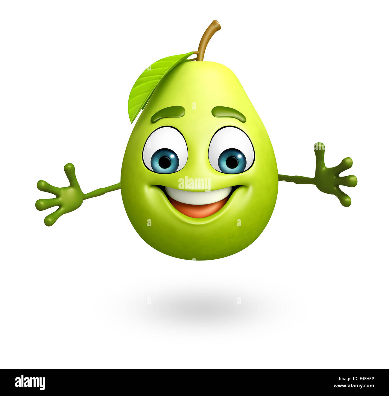 3d rendered illustration of guava cartoon character Stock Photo - Alamy