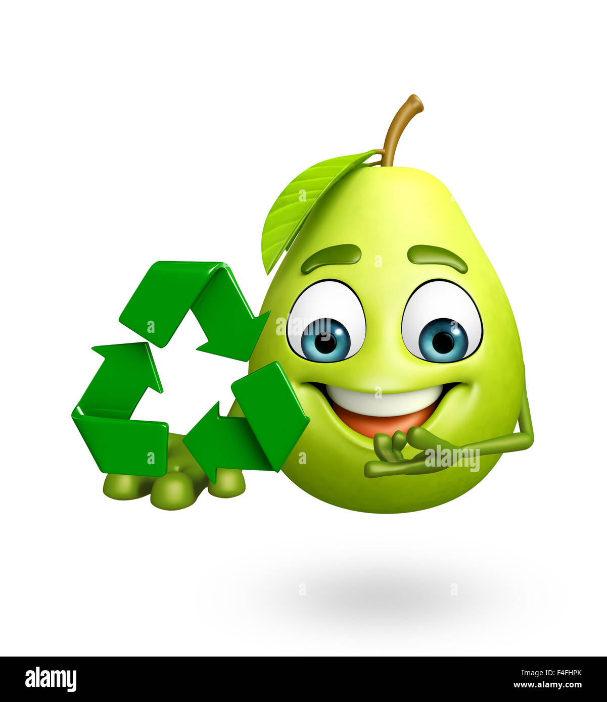 3d rendered illustration of guava cartoon character Stock Photo - Alamy