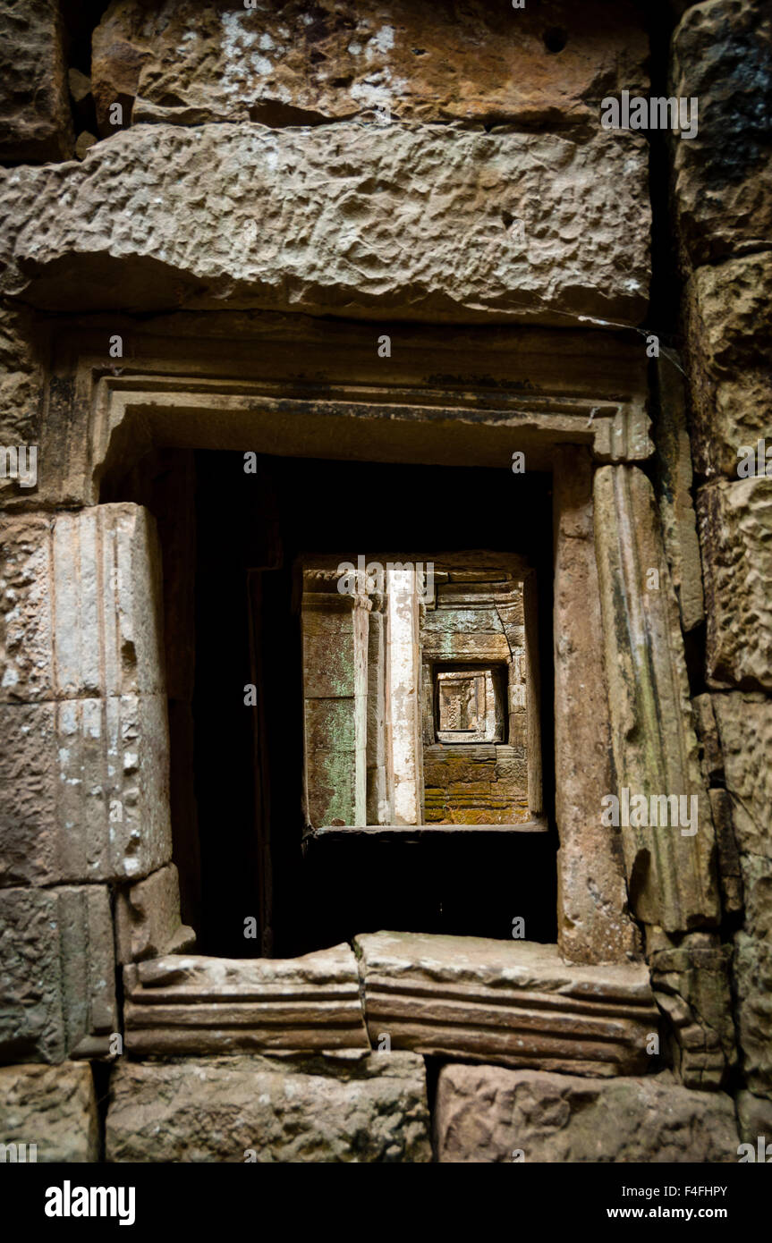 View through stone window Stock Photo - Alamy