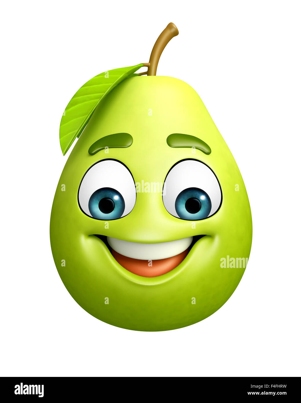 3d rendered illustration of guava cartoon character Stock Photo - Alamy
