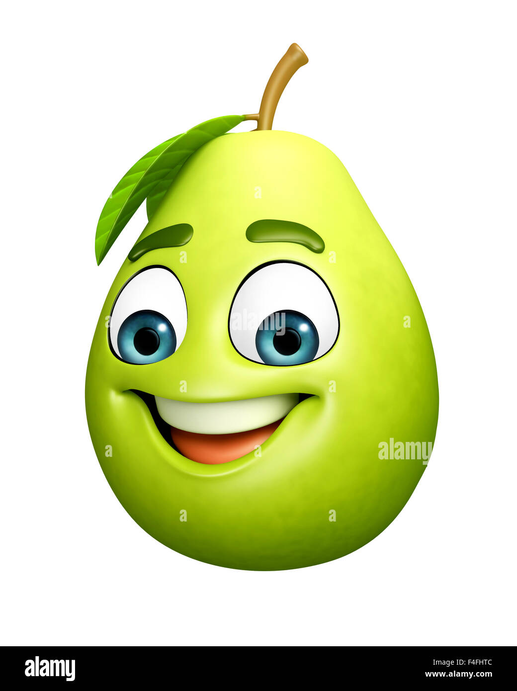 3d rendered illustration of guava cartoon character Stock Photo - Alamy
