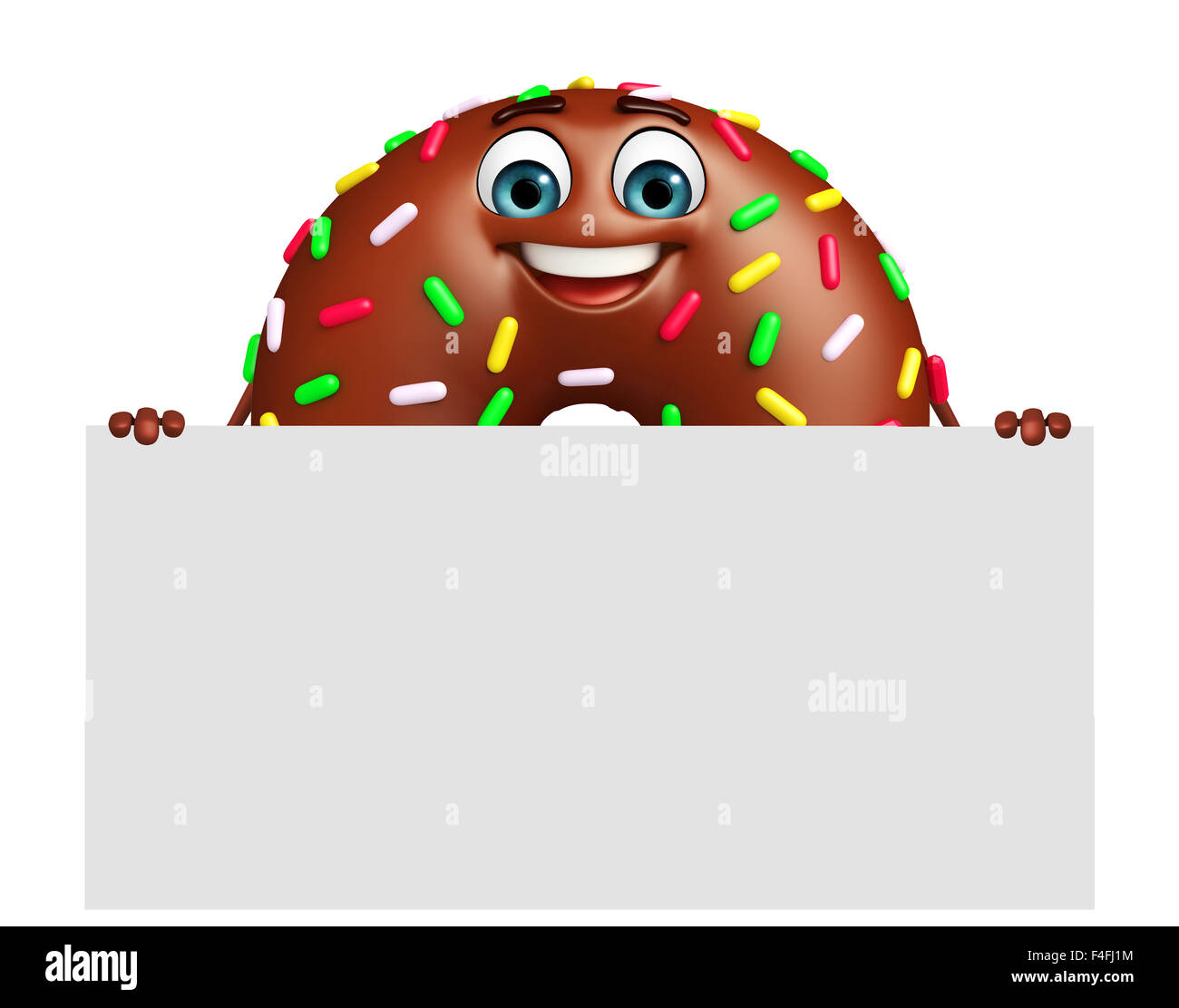 3d rendered illustration of na cartoon character Stock Photo - Alamy