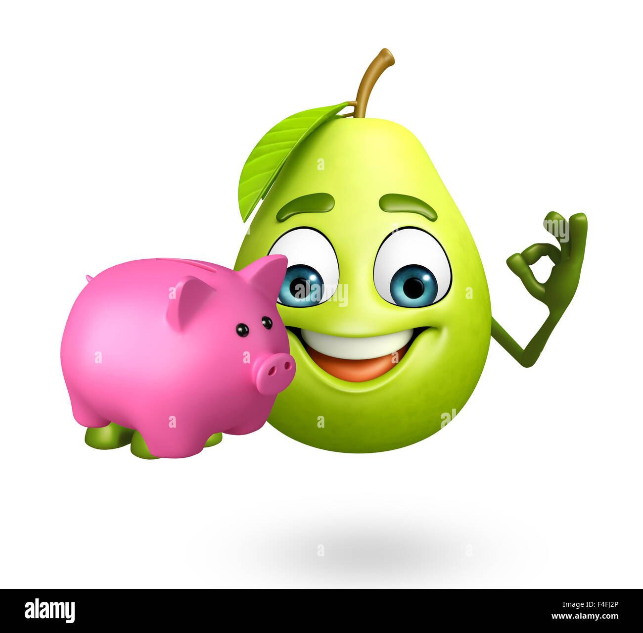 3d rendered illustration of guava cartoon character Stock Photo - Alamy