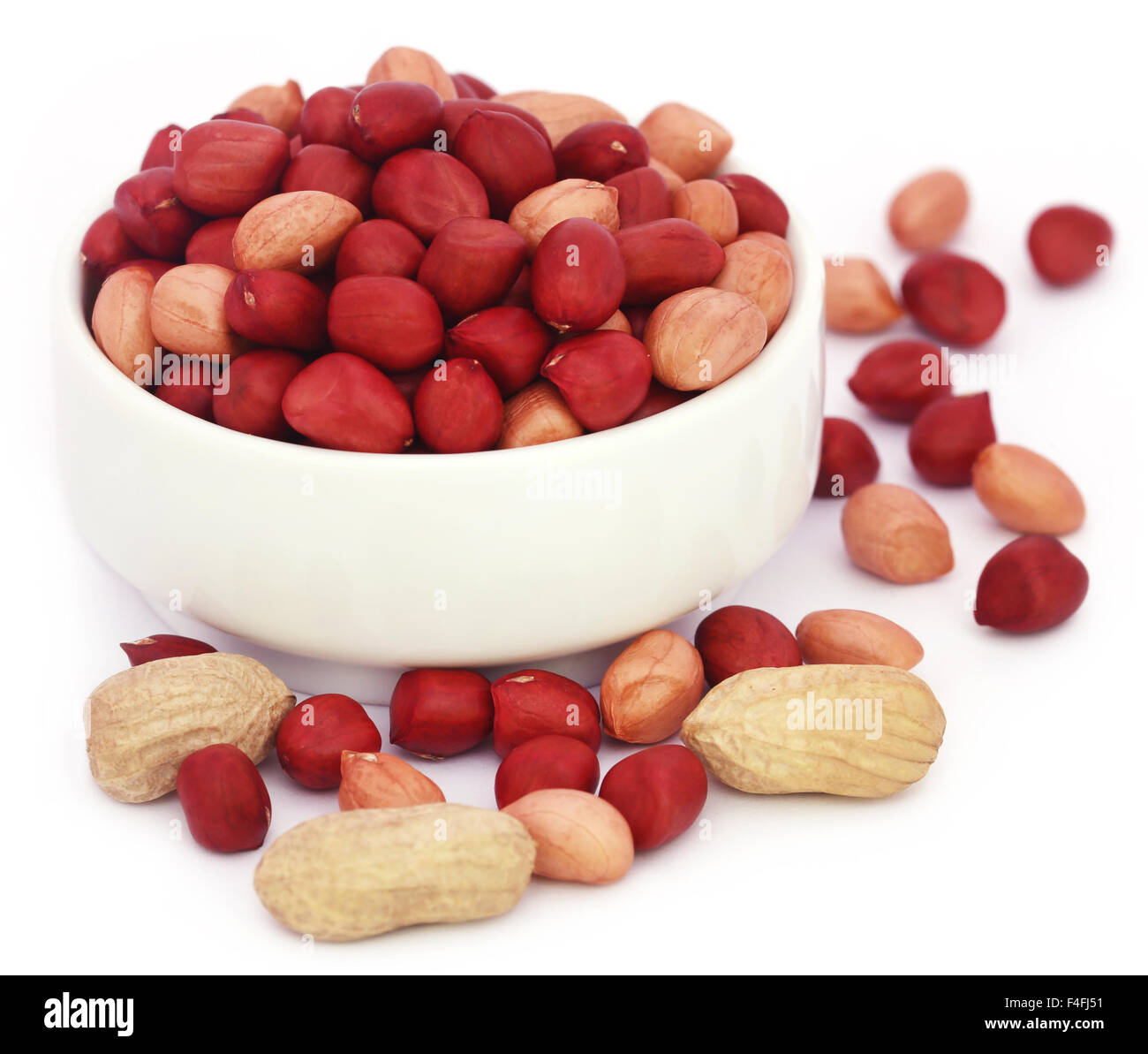 Bowl peeled fresh raw Cut Out Stock Images & Pictures - Alamy