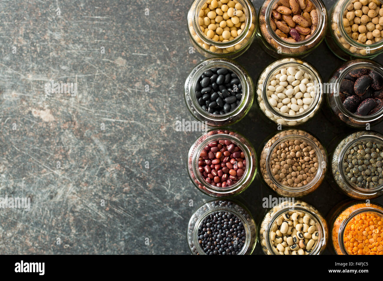 Dried legumes jar hi-res stock photography and images - Alamy