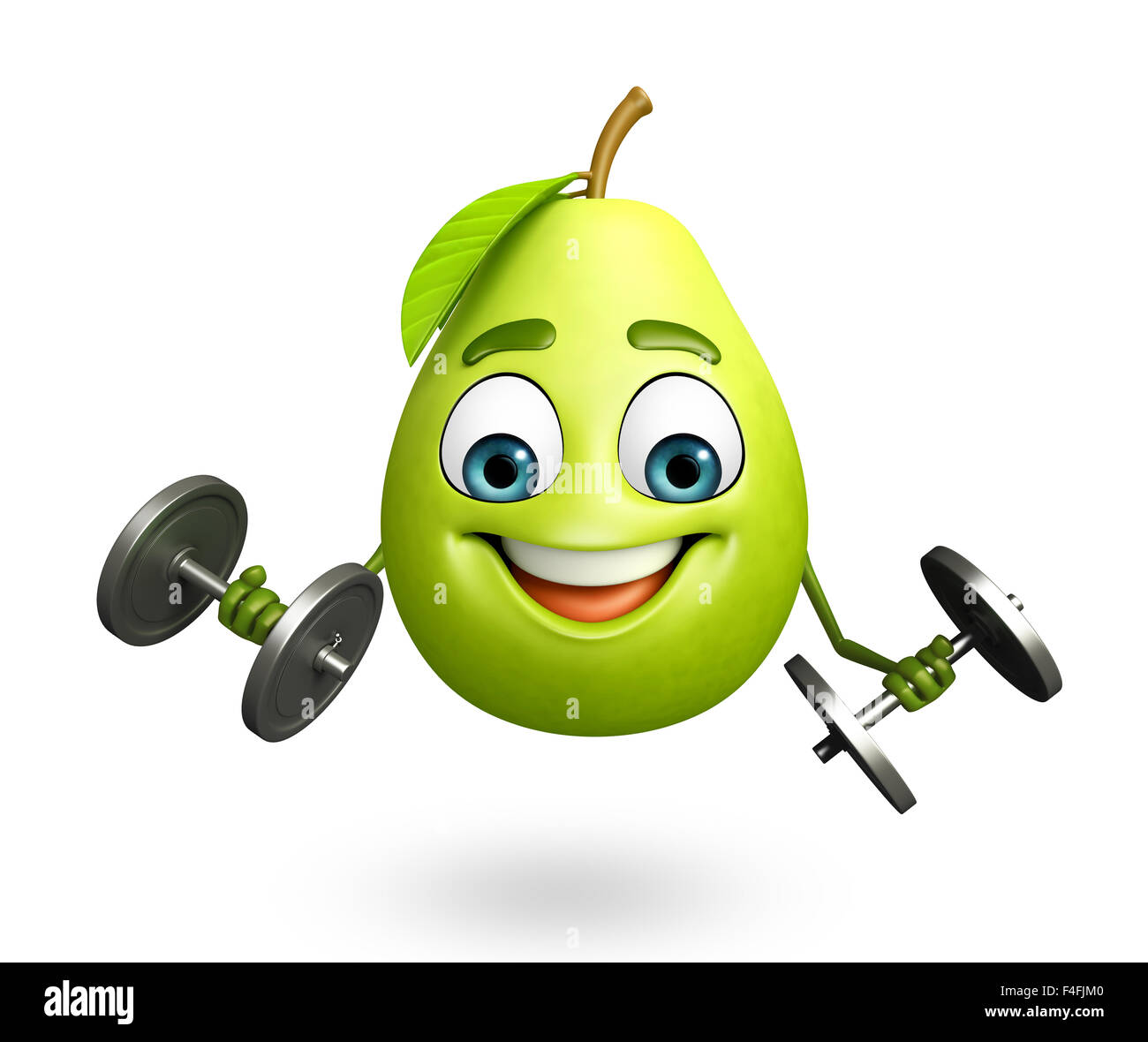 3d rendered illustration of guava cartoon character Stock Photo - Alamy