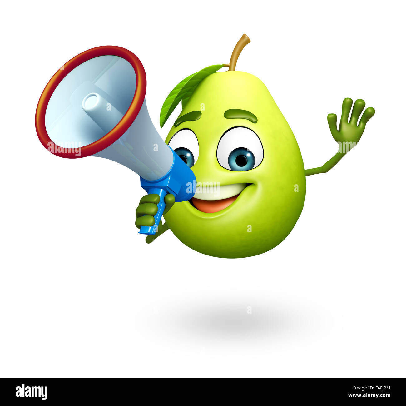 3d rendered illustration of guava cartoon character Stock Photo - Alamy