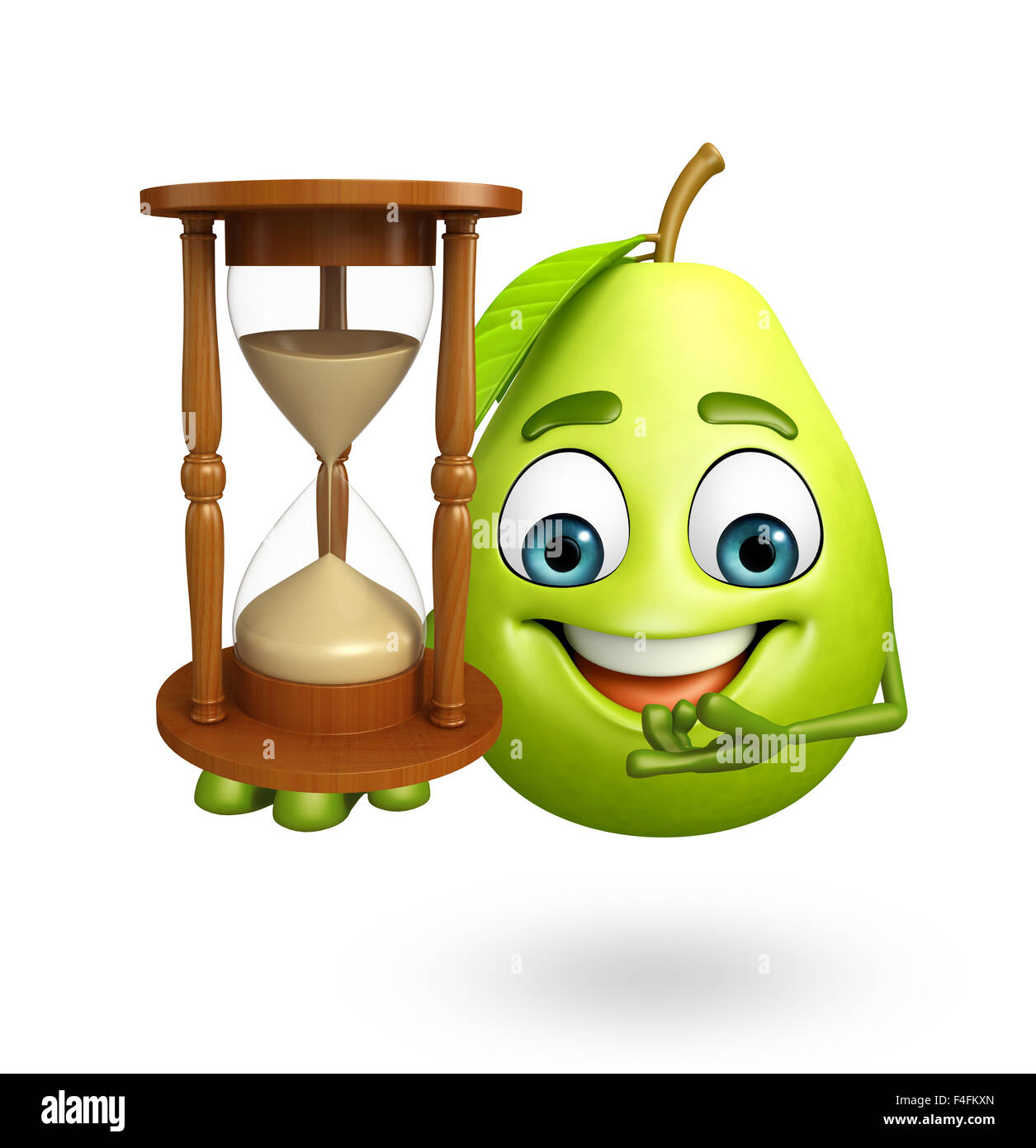 3d rendered illustration of guava cartoon character Stock Photo - Alamy