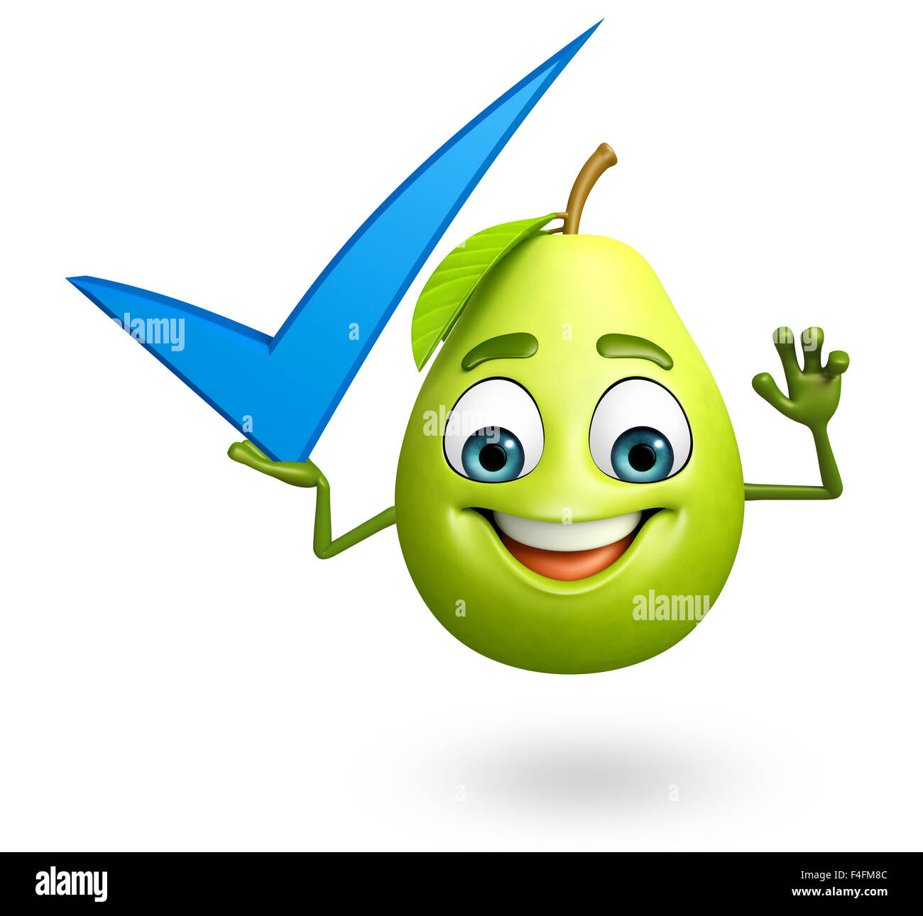 3d rendered illustration of guava cartoon character Stock Photo - Alamy