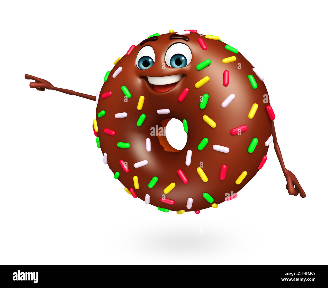 3d rendered illustration of na cartoon character Stock Photo - Alamy