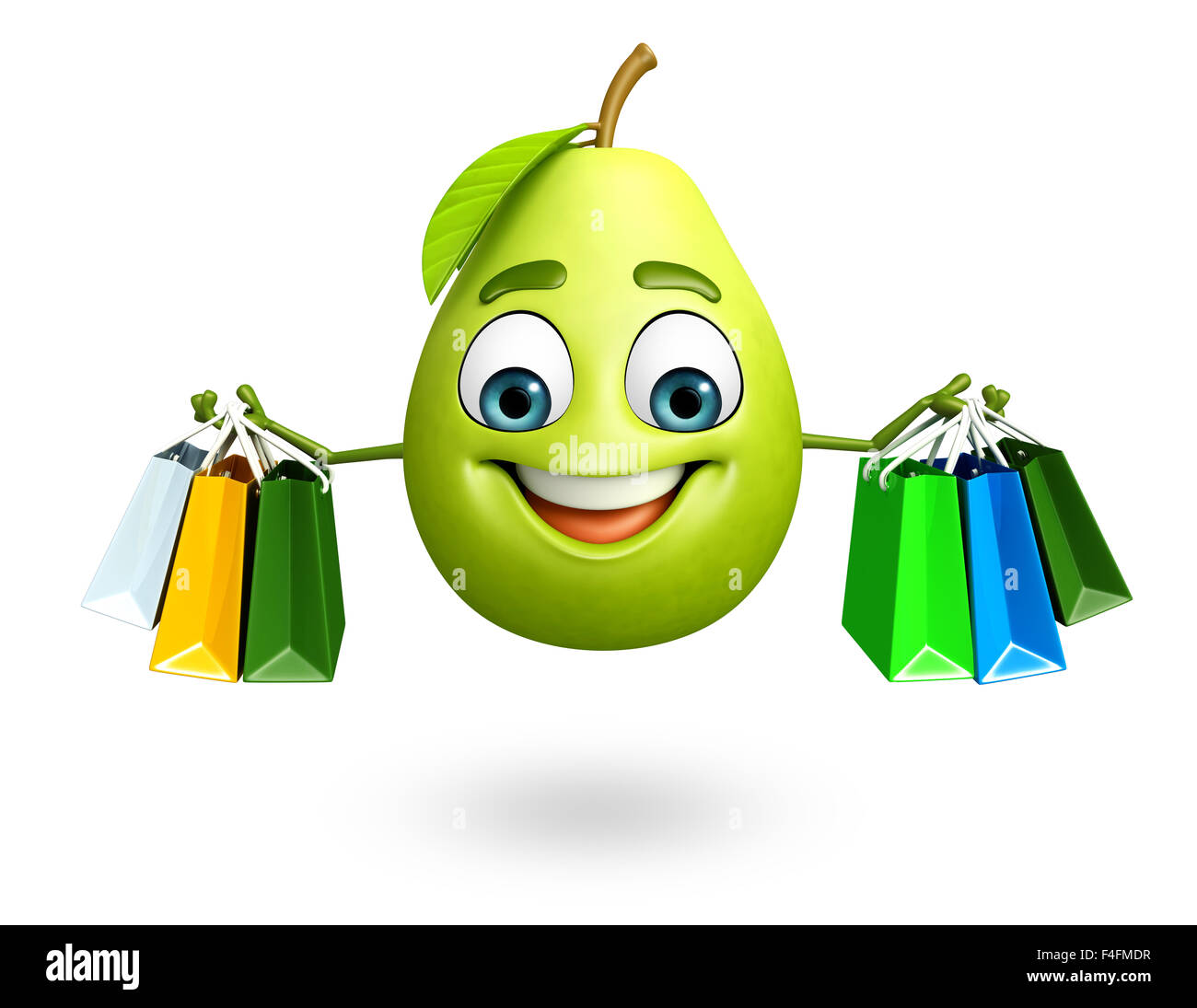 3d rendered illustration of guava cartoon character Stock Photo - Alamy