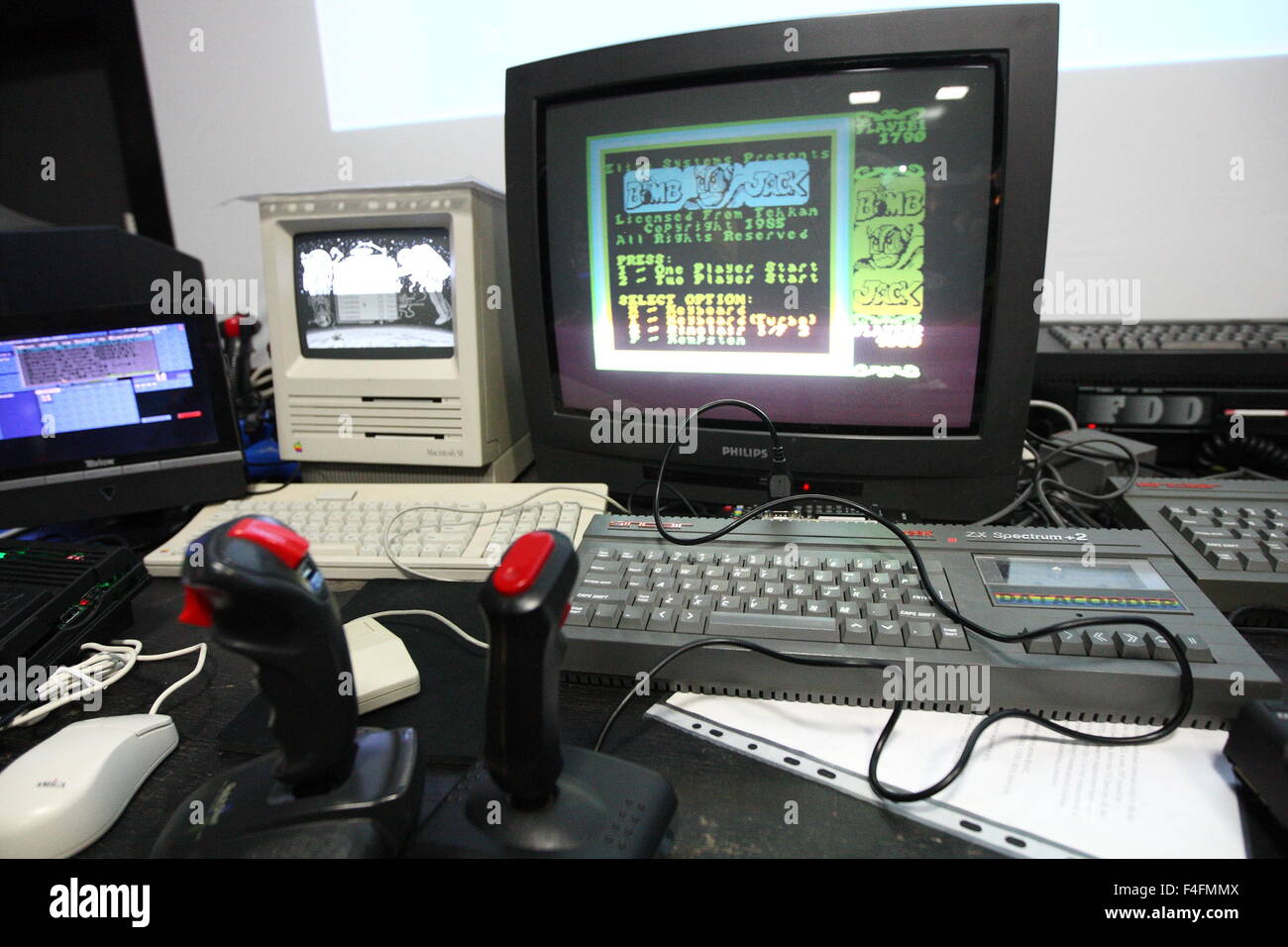 Gdansk, Poland 17th, Oct. 2015 Retro computers show in Gdansk named ...