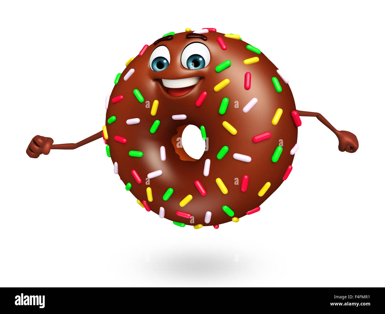 3d rendered illustration of na cartoon character Stock Photo - Alamy