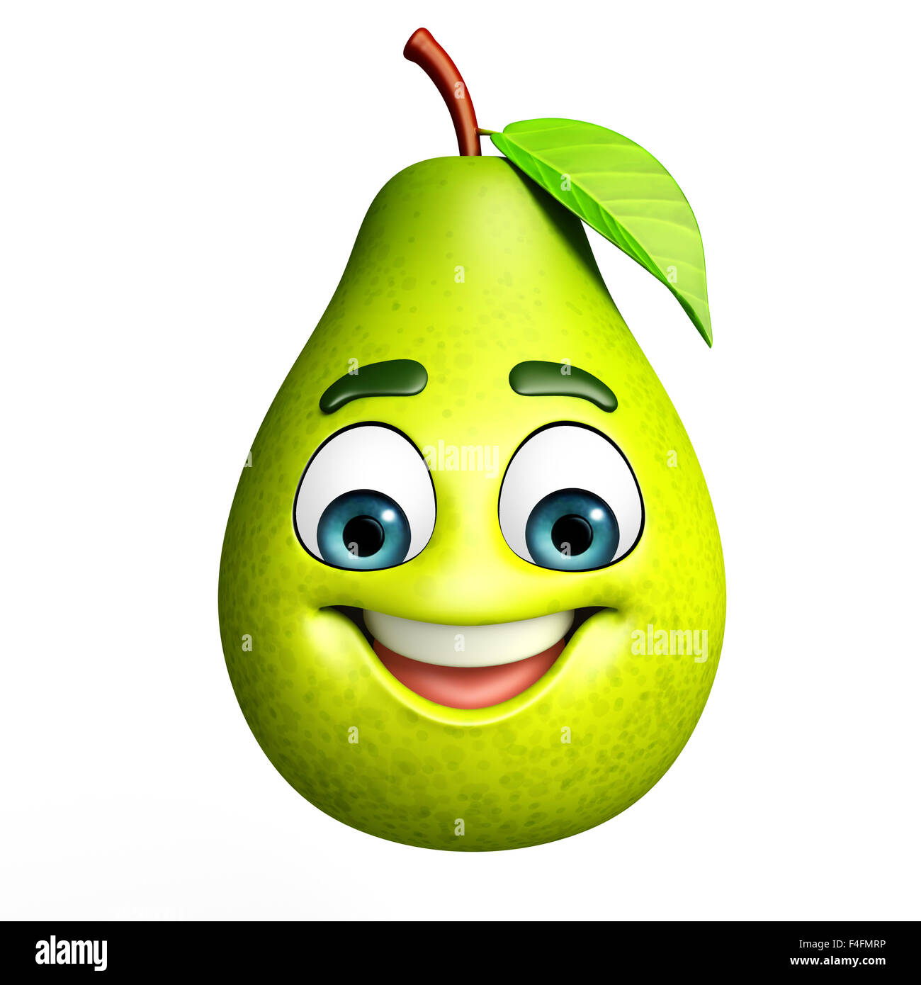 3d rendered illustration of guava cartoon character Stock Photo - Alamy