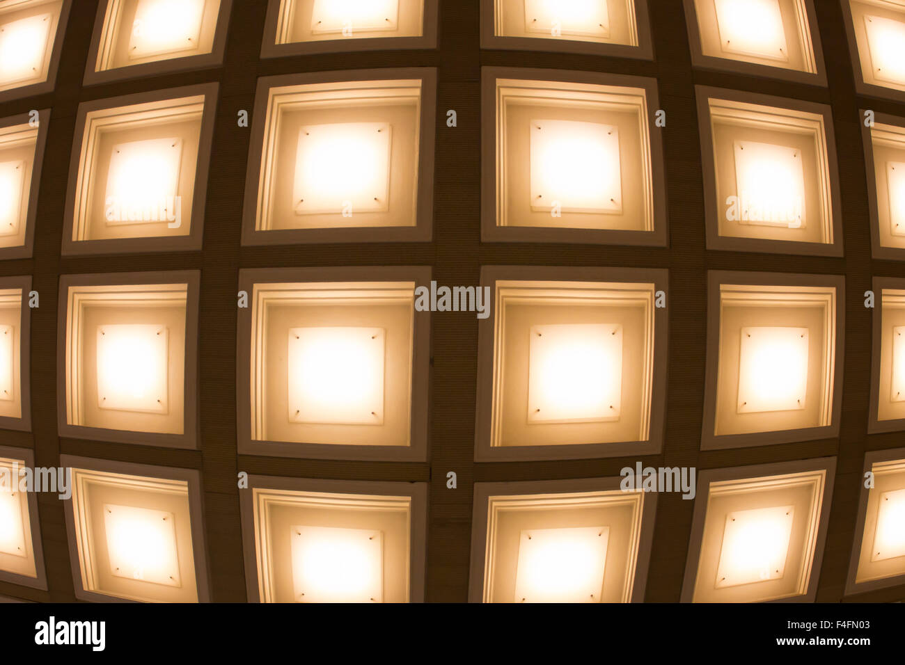 blurred background in the form of square lamps tubes Stock Photo - Alamy