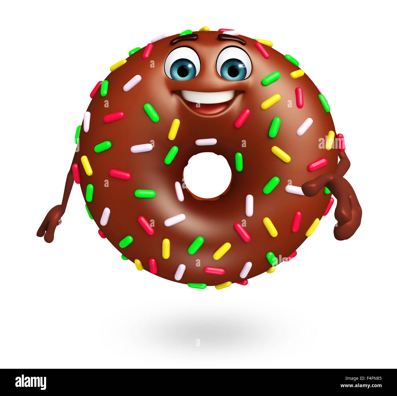 3d rendered illustration of na cartoon character Stock Photo - Alamy