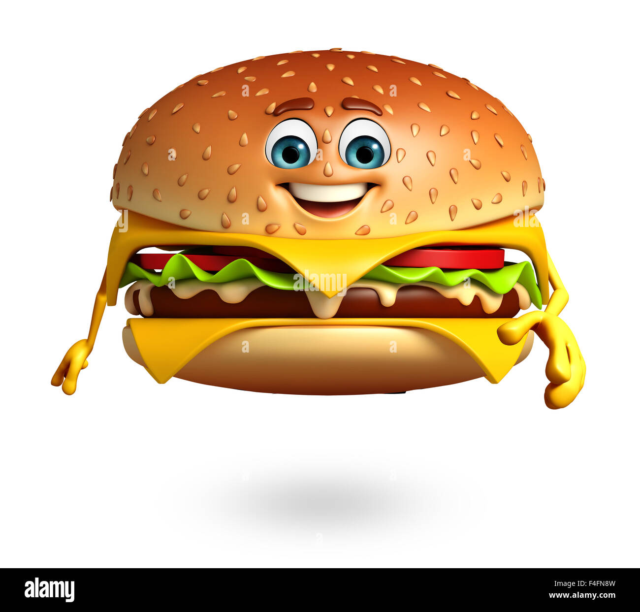 Laughing burger Cut Out Stock Images & Pictures - Alamy