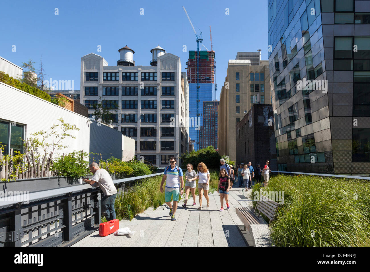 The High Line, Chelsea, New York City, USA Stock Photo - Alamy