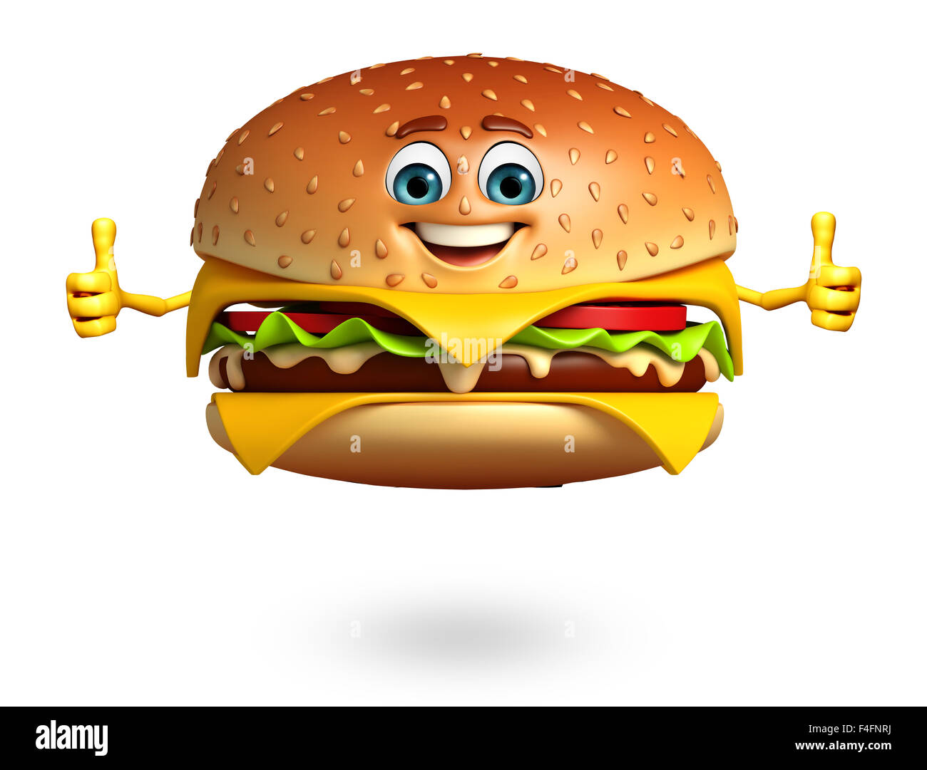 Laughing burger Cut Out Stock Images & Pictures - Alamy