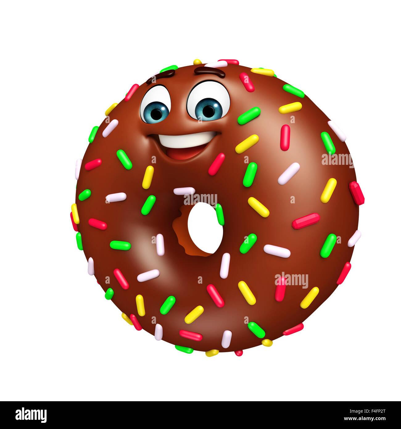 3d rendered illustration of na cartoon character Stock Photo - Alamy