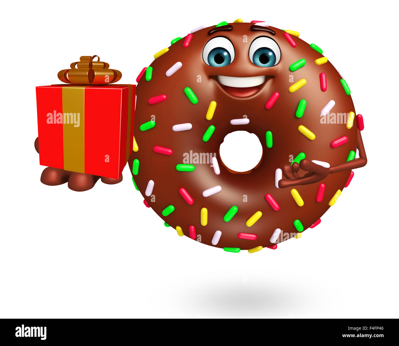 3d rendered illustration of na cartoon character Stock Photo - Alamy