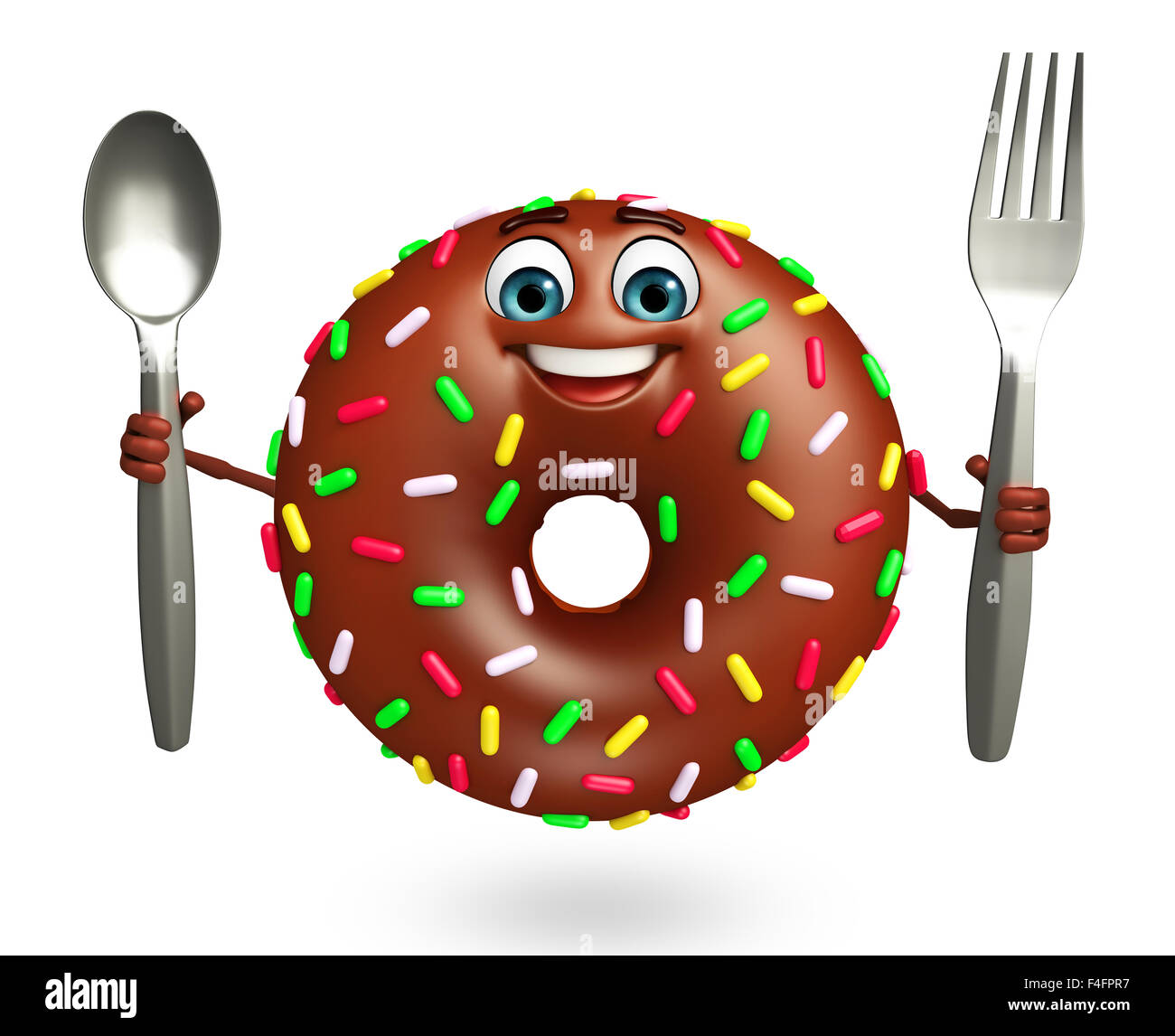 3d rendered illustration of na cartoon character Stock Photo - Alamy