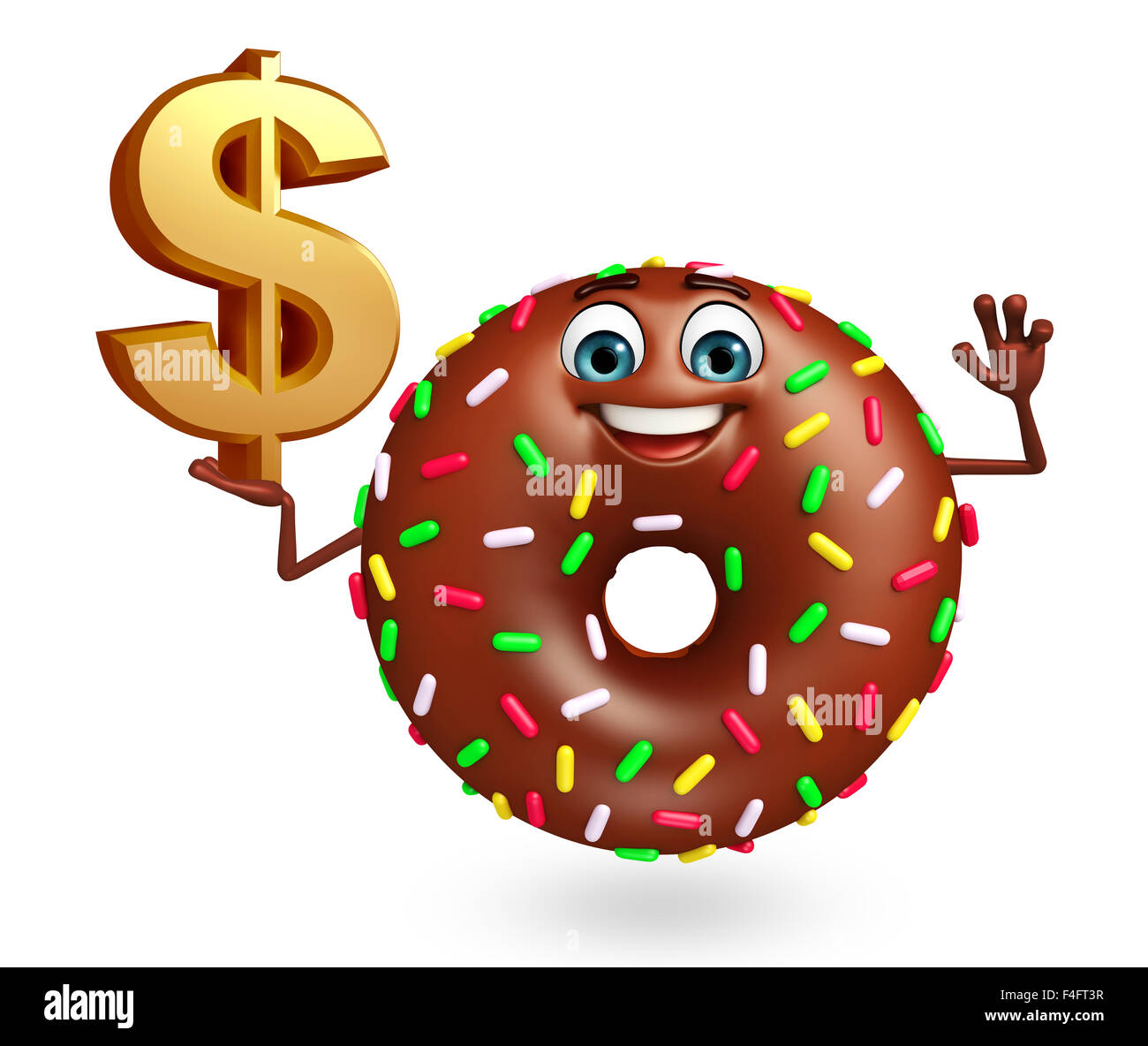 3d rendered illustration of na cartoon character Stock Photo - Alamy