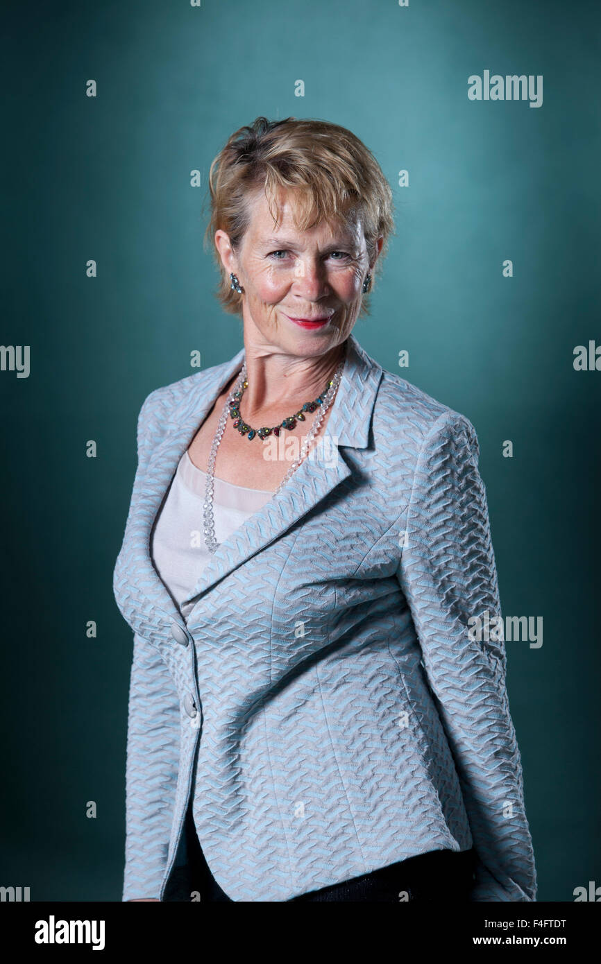 Celia Imrie, the English actress and author, at the Edinburgh ...