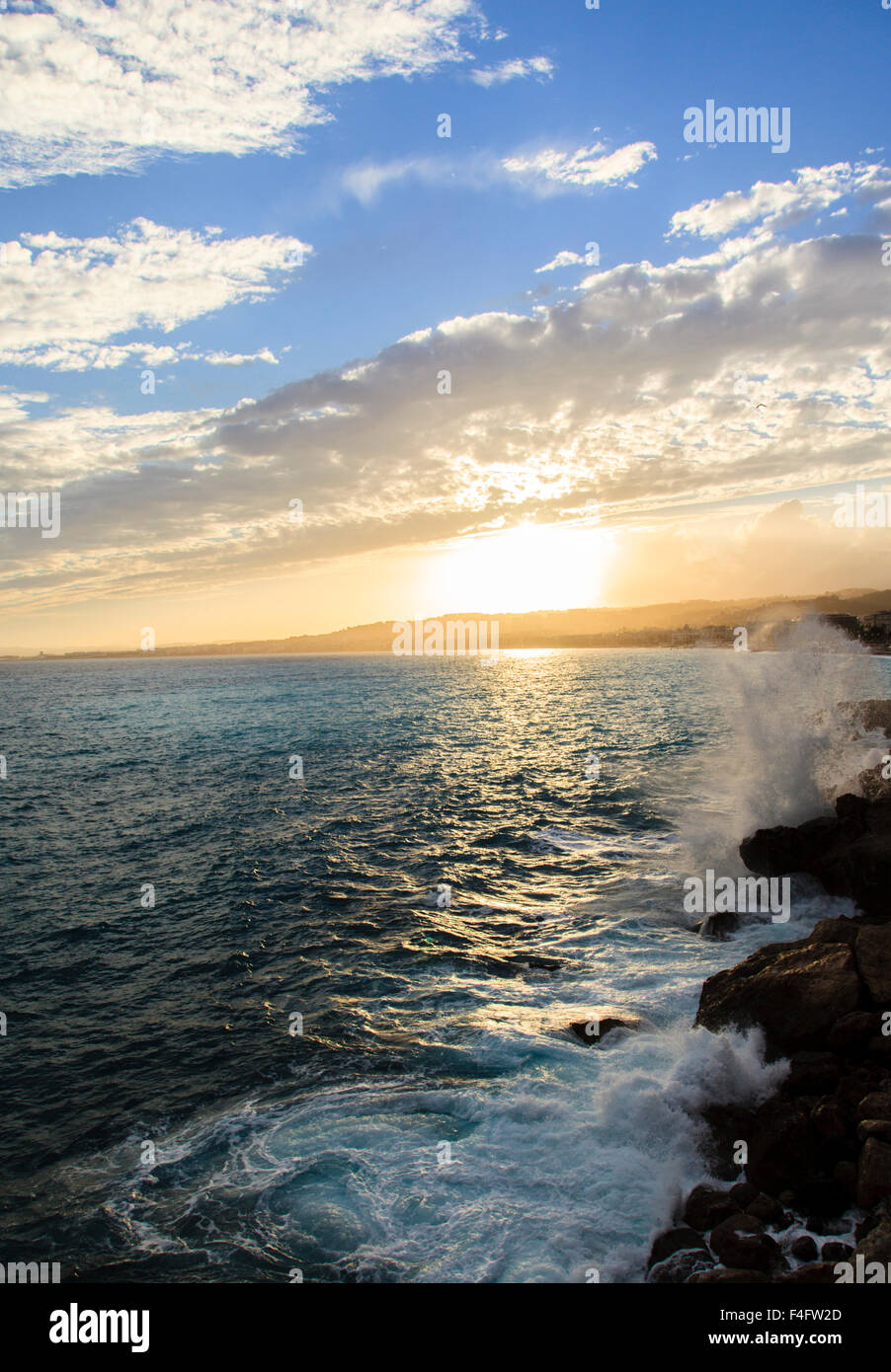Sunset nice france hi-res stock photography and images - Alamy