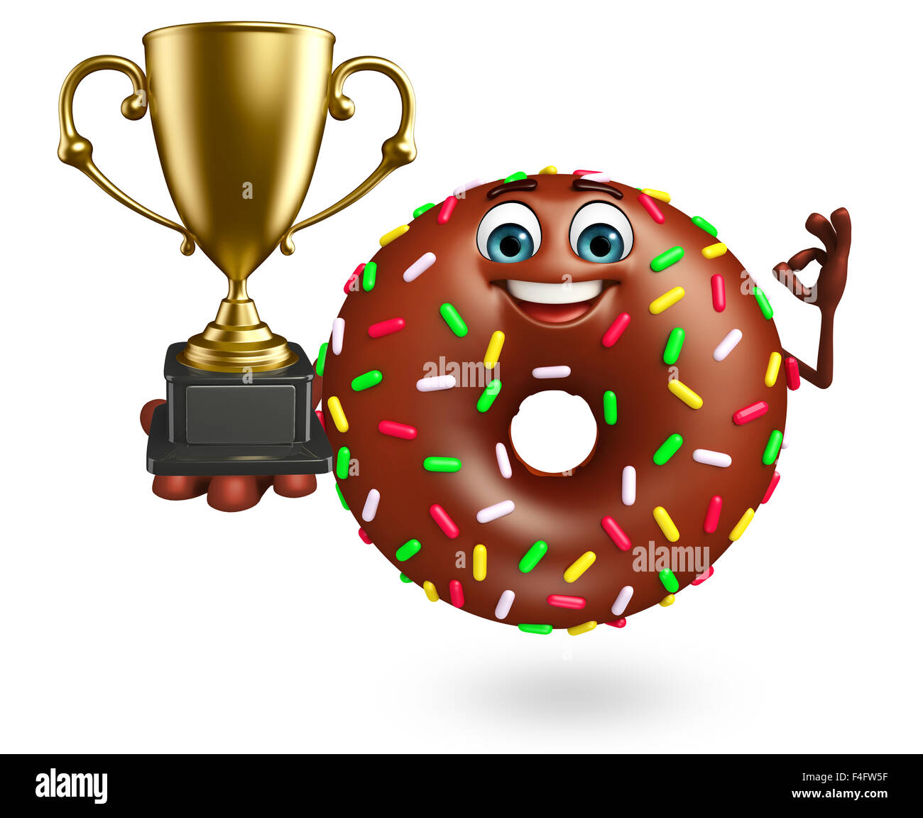 3d rendered illustration of na cartoon character Stock Photo - Alamy