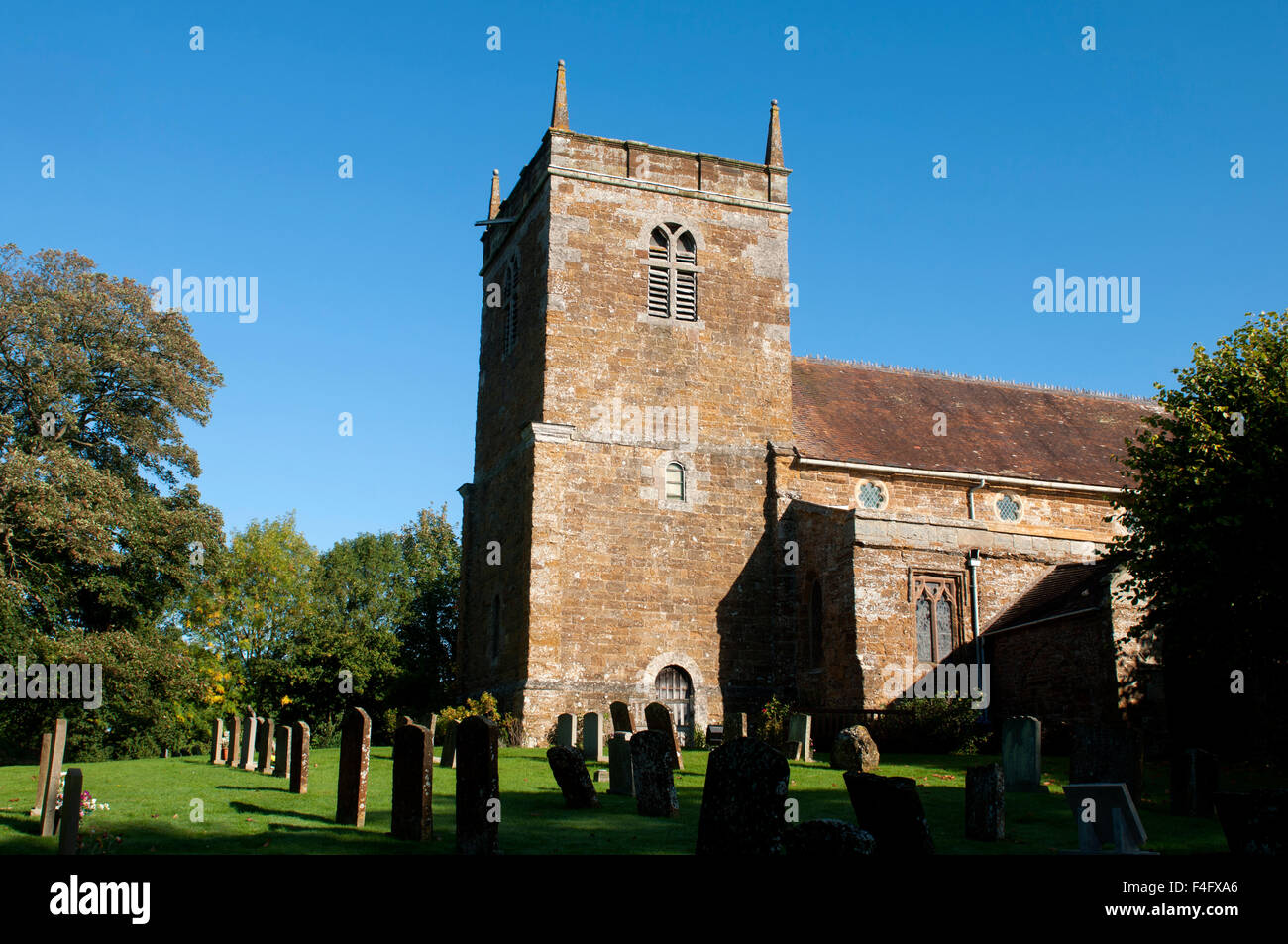 St. Lawrence`s Church, Napton, Warwickshire, England, UK Stock Photo ...