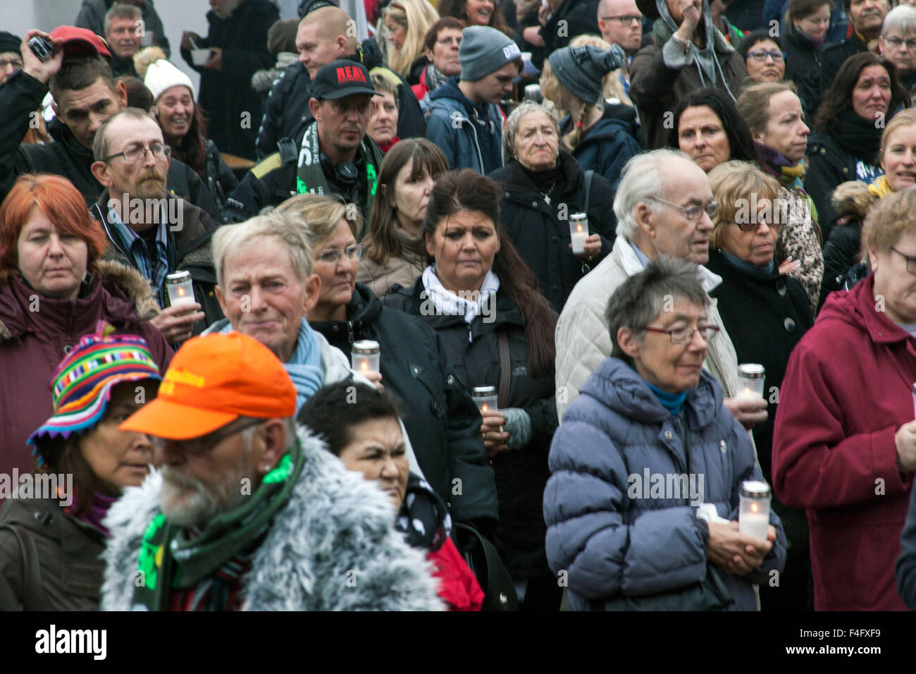 Copenhagen, Denmark, October 17th, 2015. People in Copenhagen attending ...