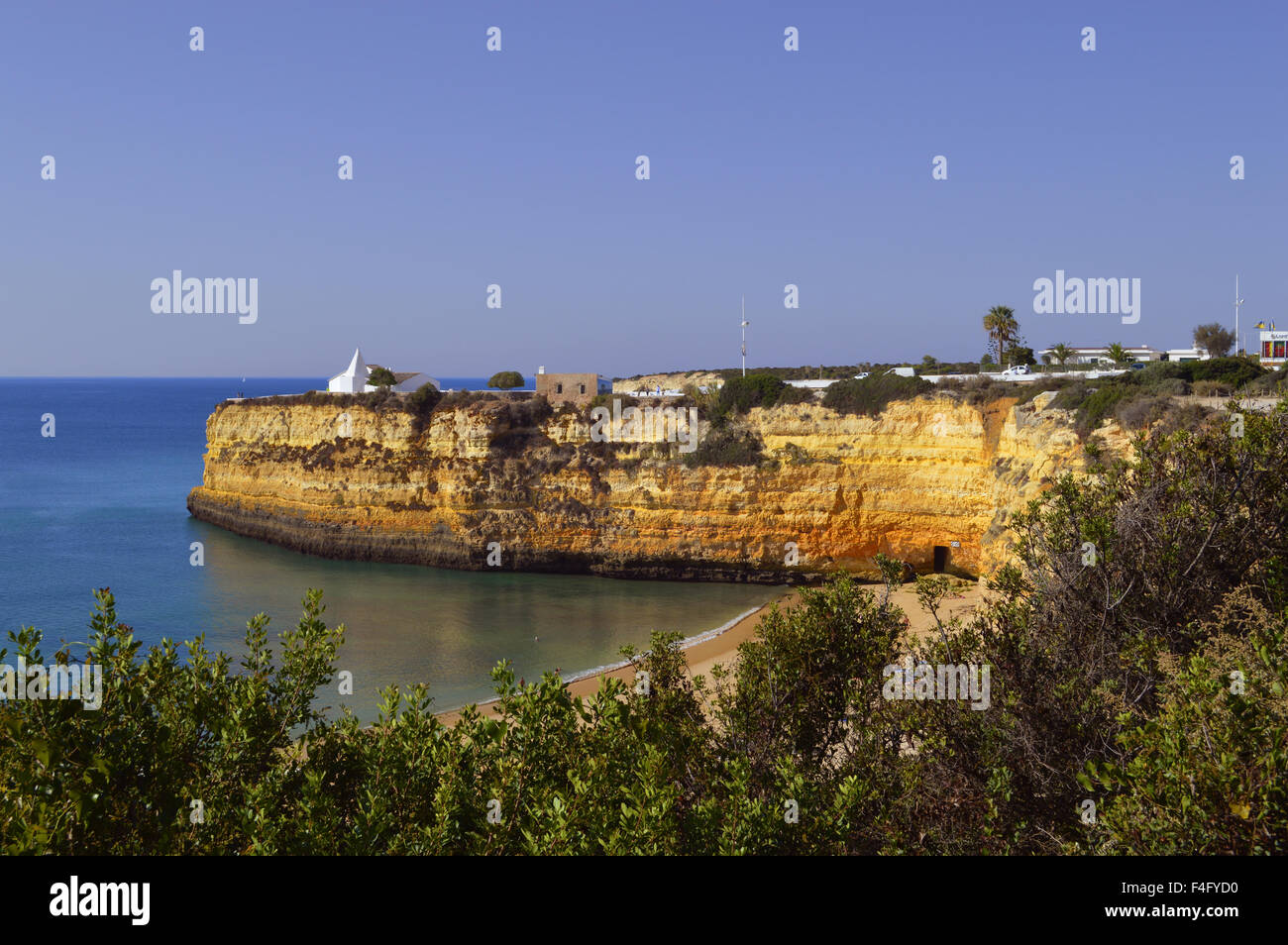 Senhora Da Rocha Beach in Portugal Stock Photo - Alamy