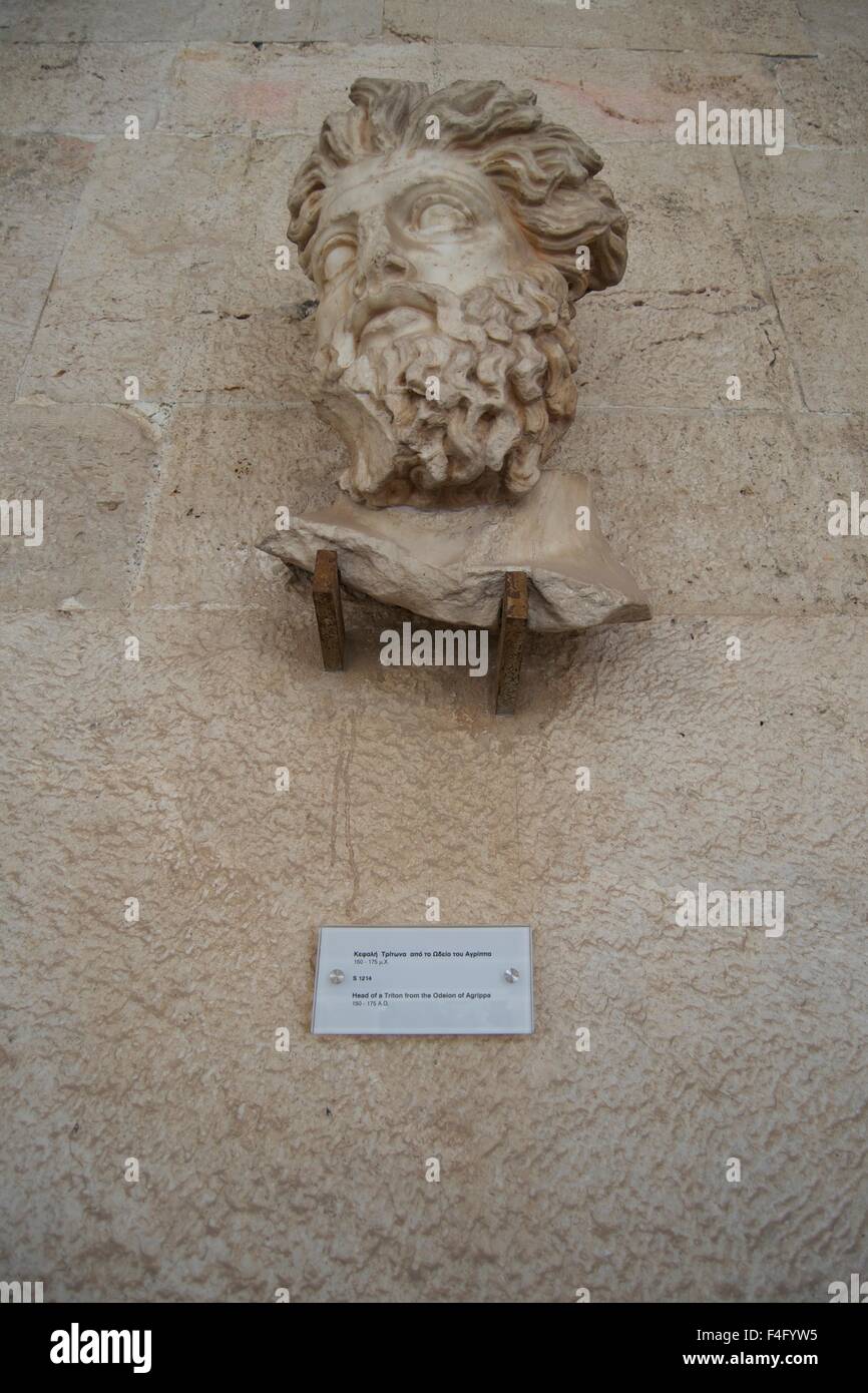 Statues in Athens Museum Stock Photo - Alamy