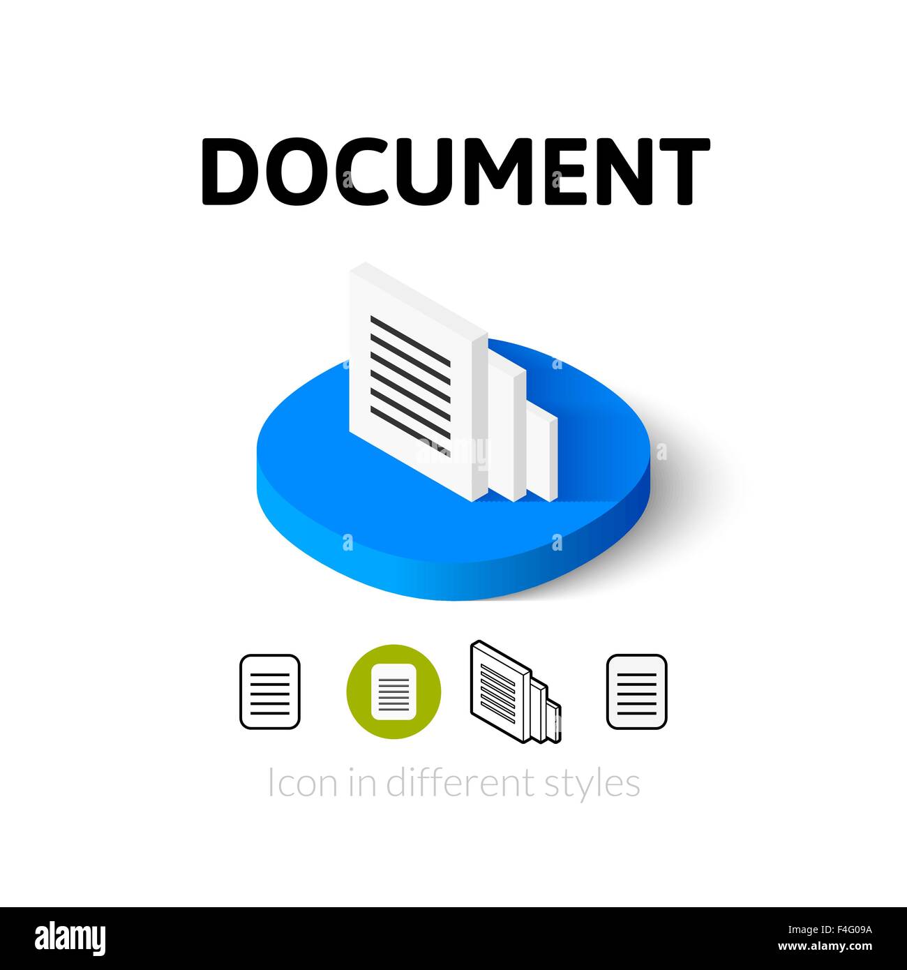 Documents logo Cut Out Stock Images & Pictures - Alamy
