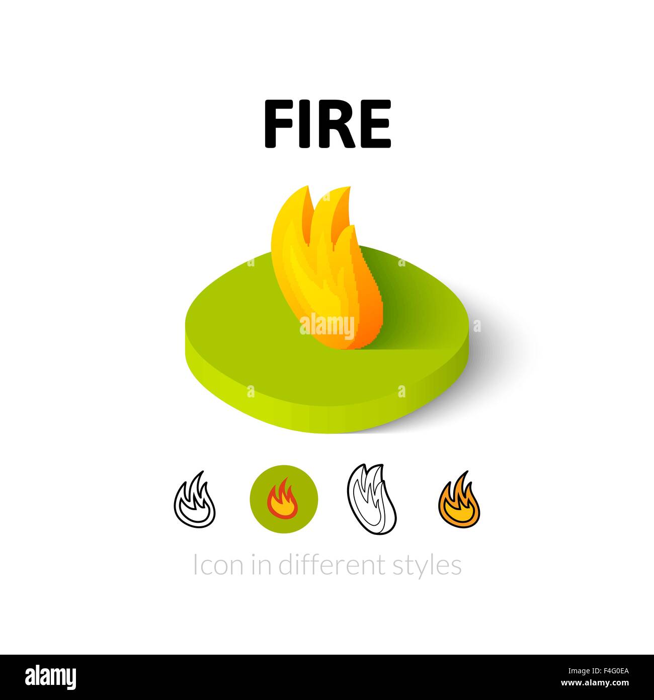 Fire app Cut Out Stock Images & Pictures - Alamy