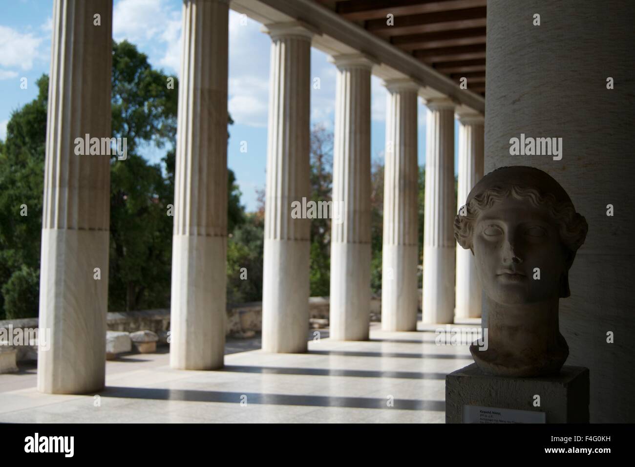 Statues in Athens Museum Stock Photo - Alamy