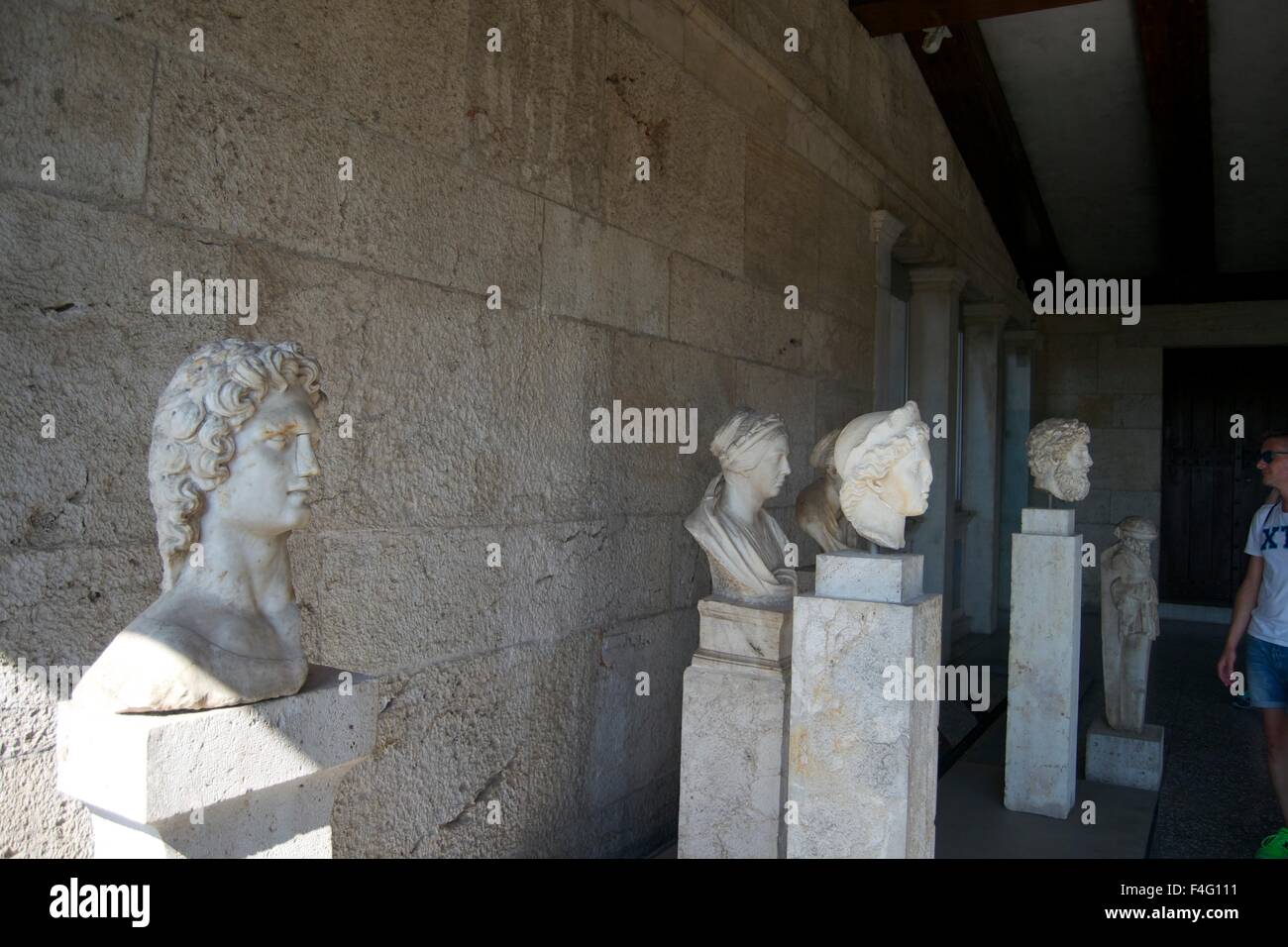 Statues in Athens museum Stock Photo - Alamy