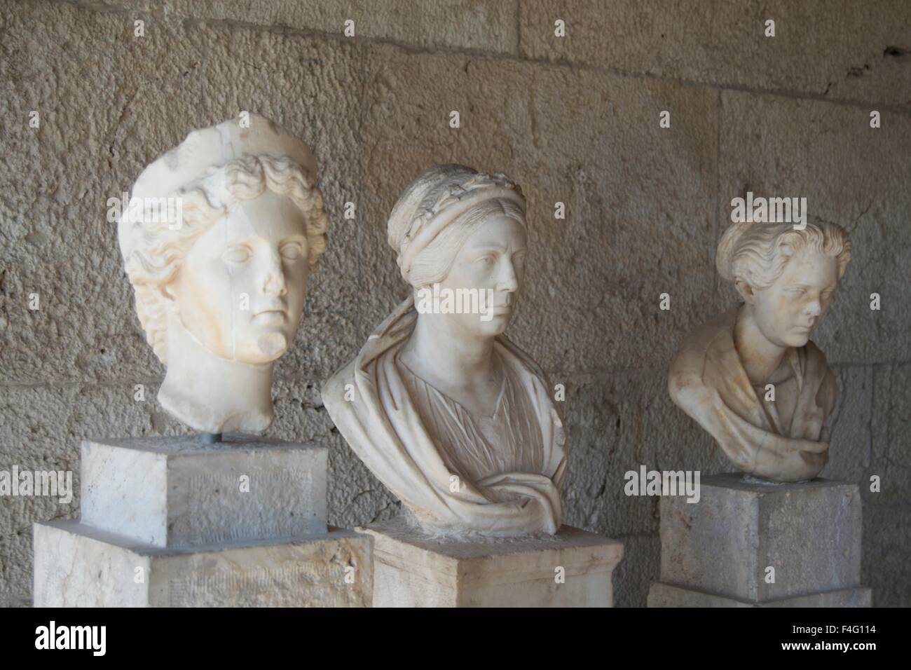 Statues in Athens museum Stock Photo - Alamy