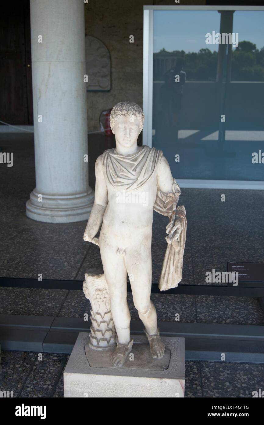 Statues in Athens museum Stock Photo - Alamy