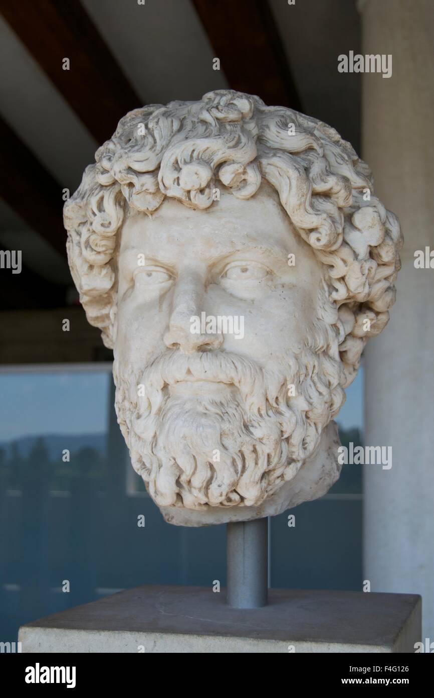 Greek god statue art sculpture culture museum Stock Photo - Alamy